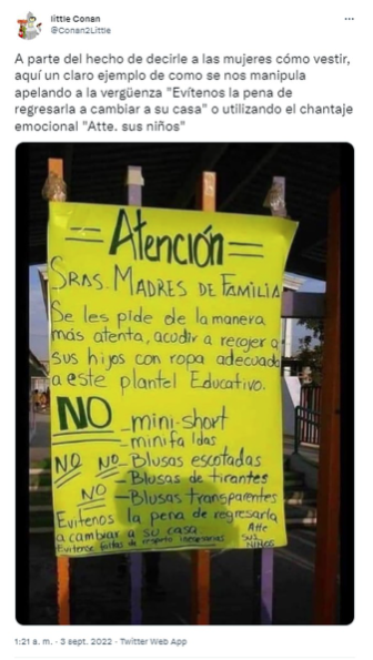 Piden A Madres No Recoger A Sus Hijos Con Short O Minifalda El Sol De Chilpancingo
